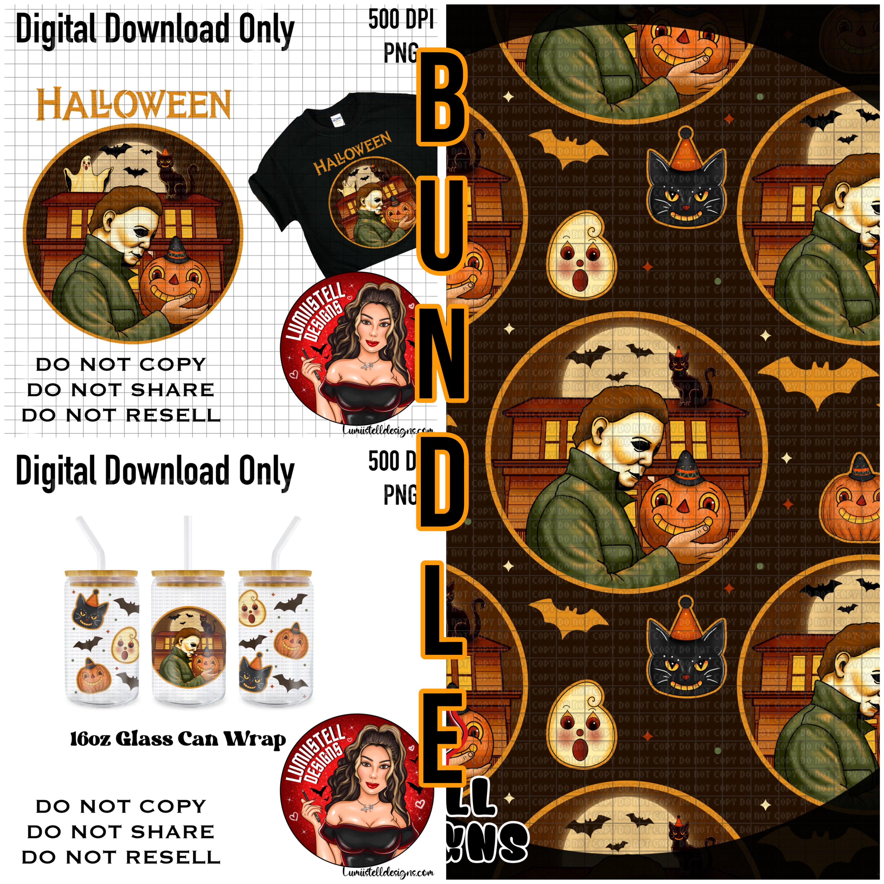 Vintage Haloween Bundle – LumiistellDesigns