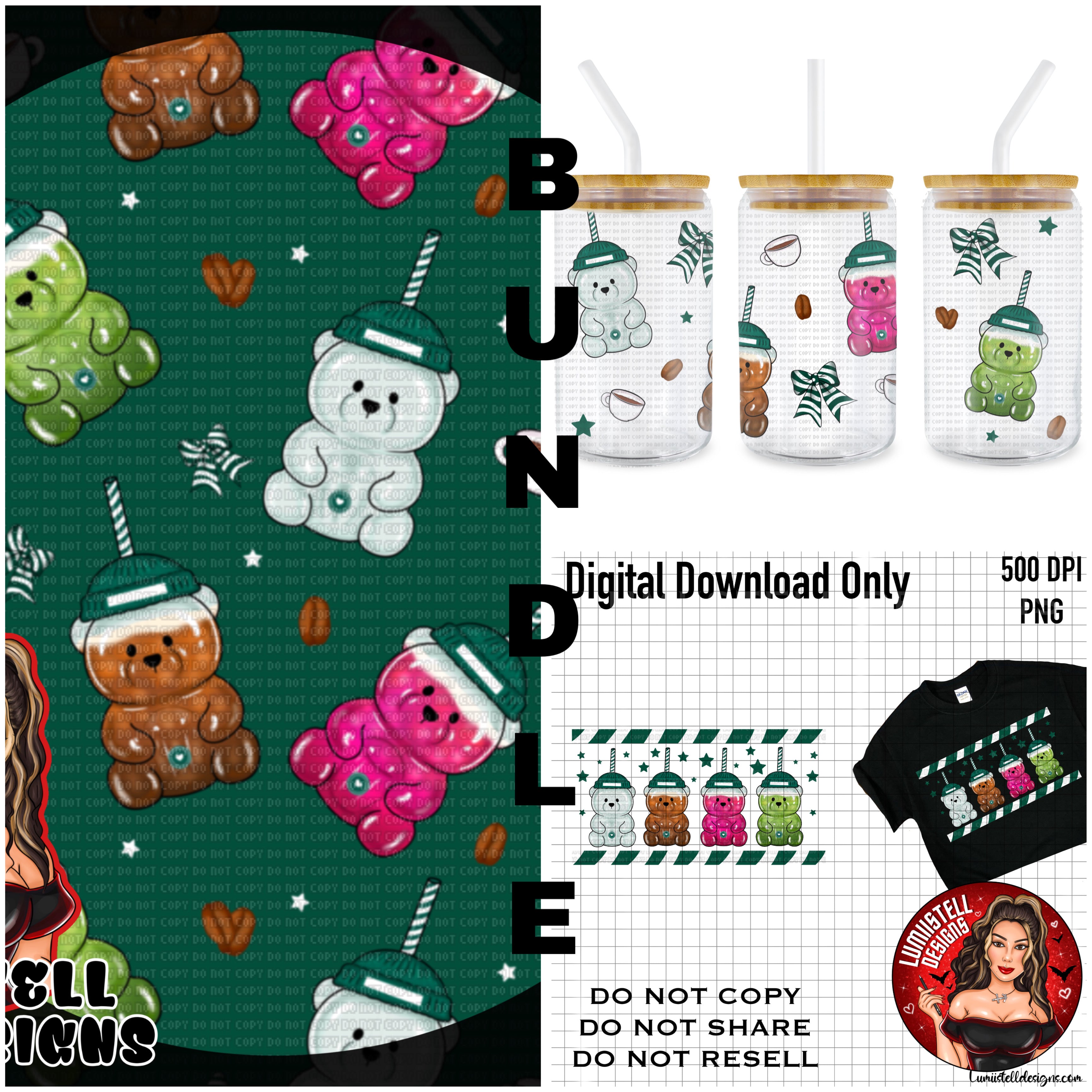 SB Bear Cup Bundle – LumiistellDesigns