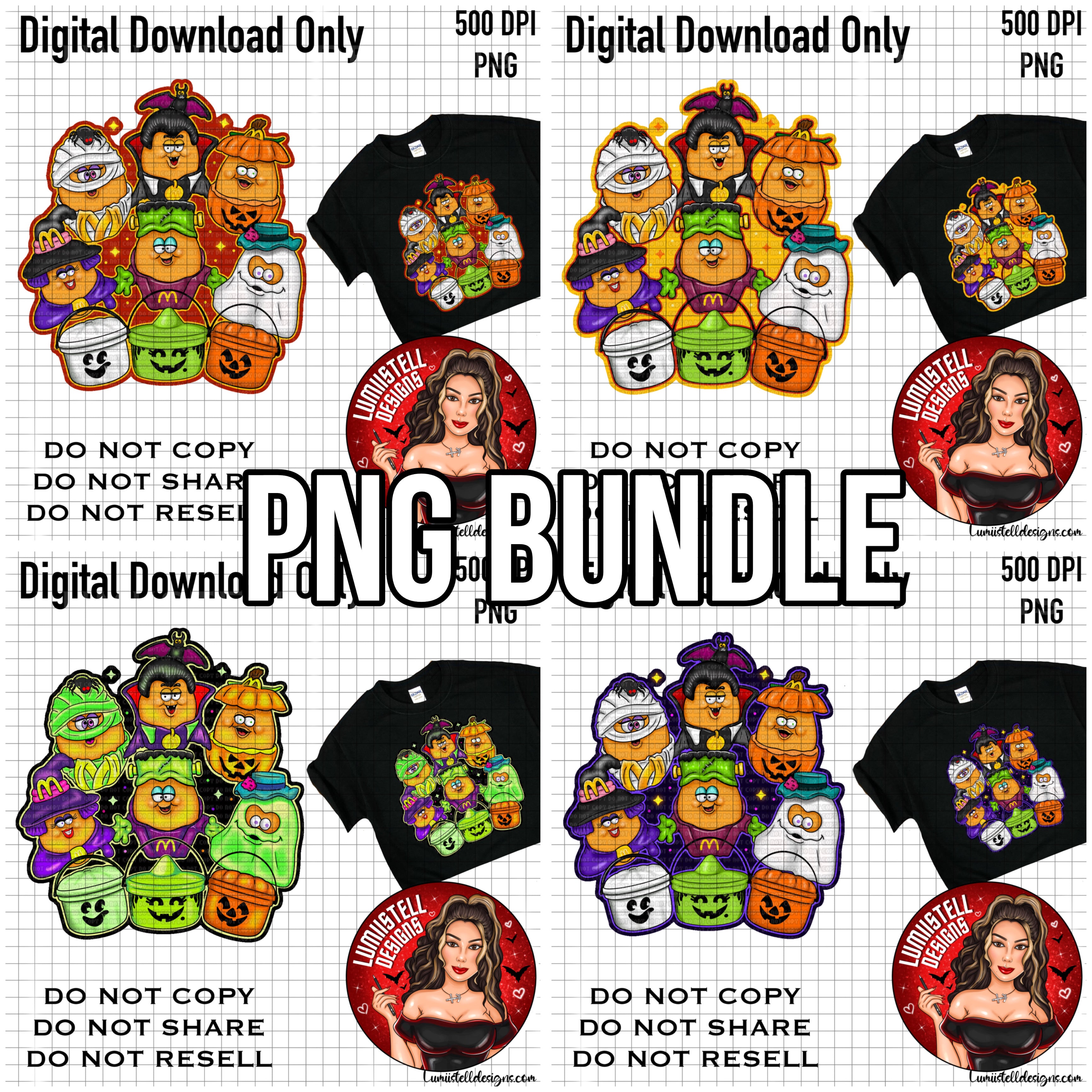 McDs Nuggies PNG Bundle – LumiistellDesigns