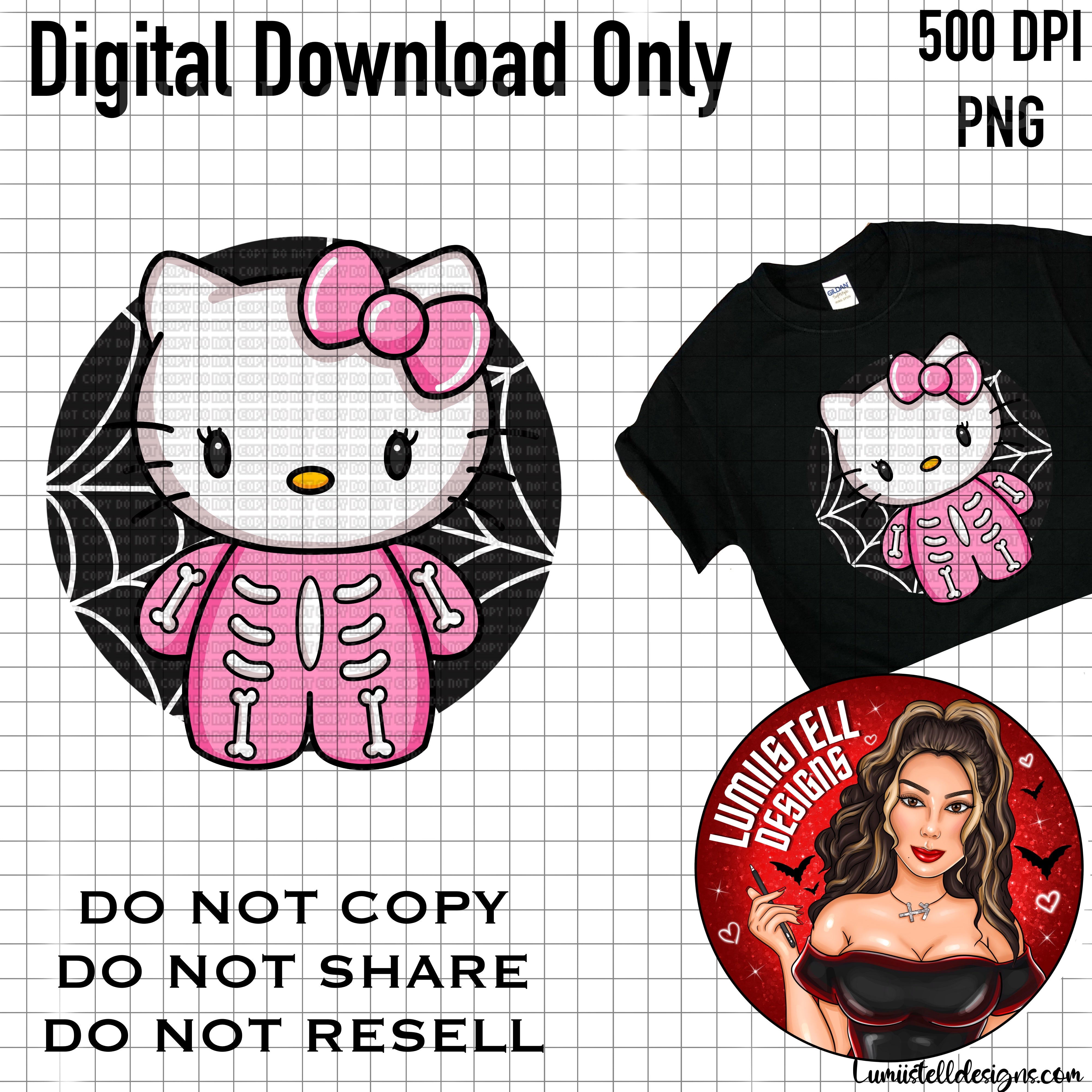 HK Pink Skelly PNG – LumiistellDesigns